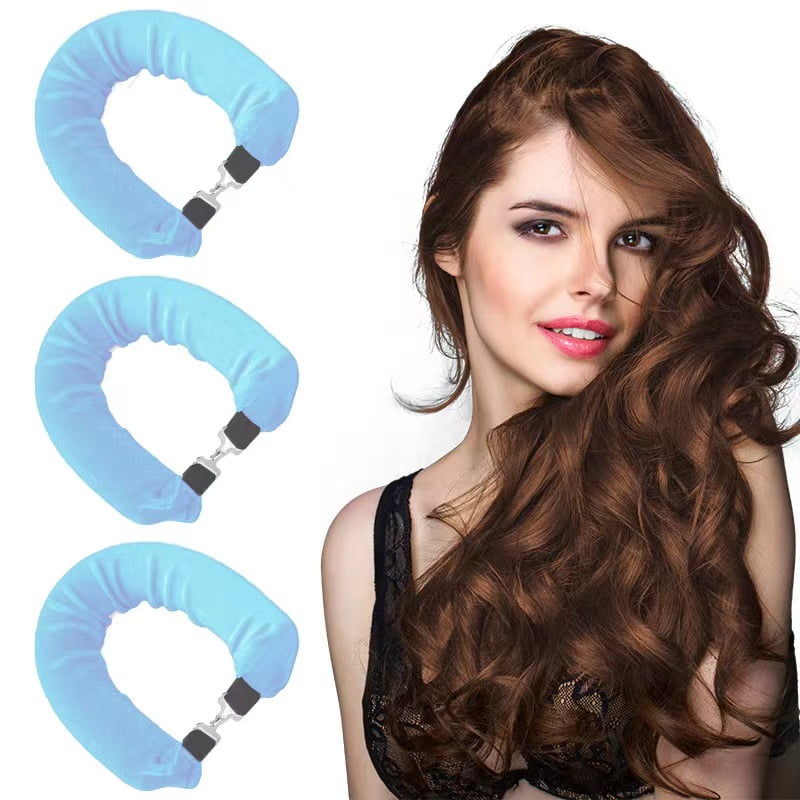 Jumbo Satin Flexi Rods for Heatless Overnight Curls, Soft No-Heat Hair ...