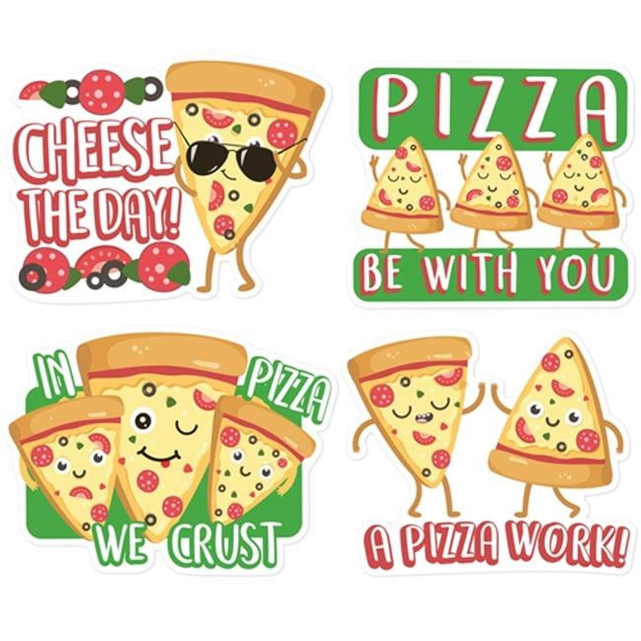 Jumbo Scented Stickers, Pizza Stickers, Pack of 12 - Walmart.com