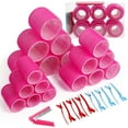 Jumbo Size Self Grip Hair Rollers Set Salon Hair Set With Hair