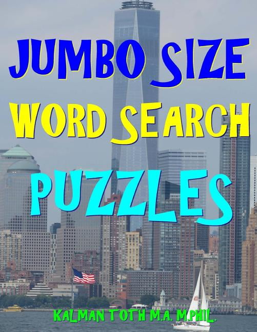 Jumbo Size Word Search Puzzles : 133 Entertaining Puzzles - Walmart.com