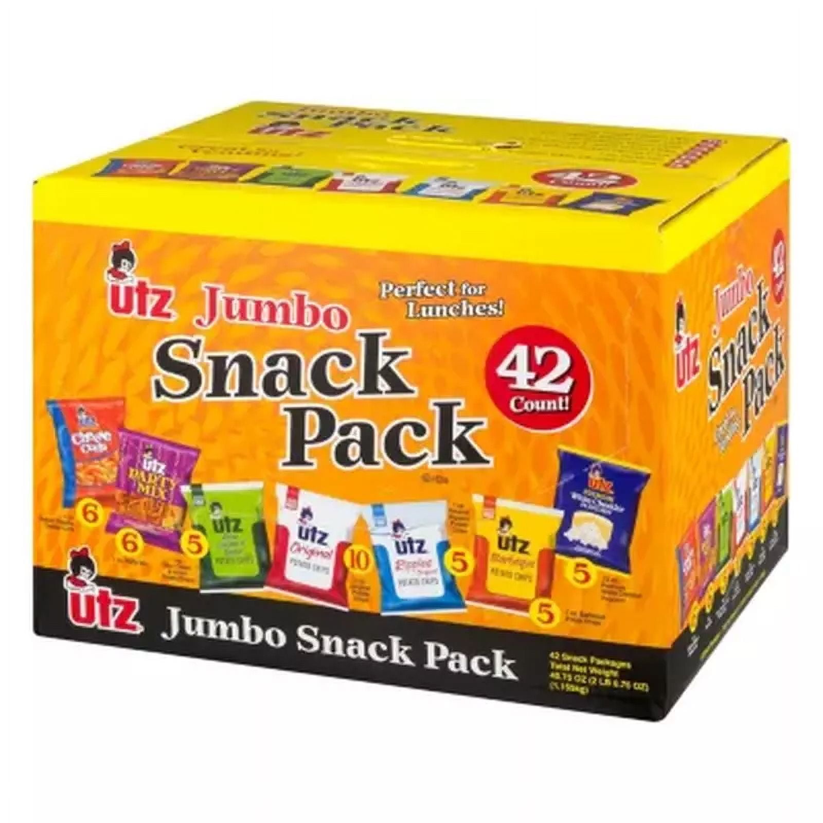 Jumbo Snack Pack, 1 Oz., 42 Pk. - Walmart.com