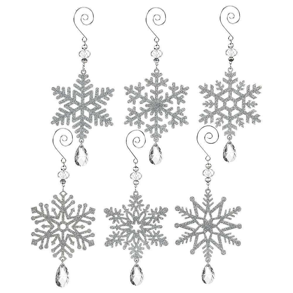 Jumbo Snowflakes Set of 5 X-LARGE Sparkling Snowflake Decorations, 12 ...