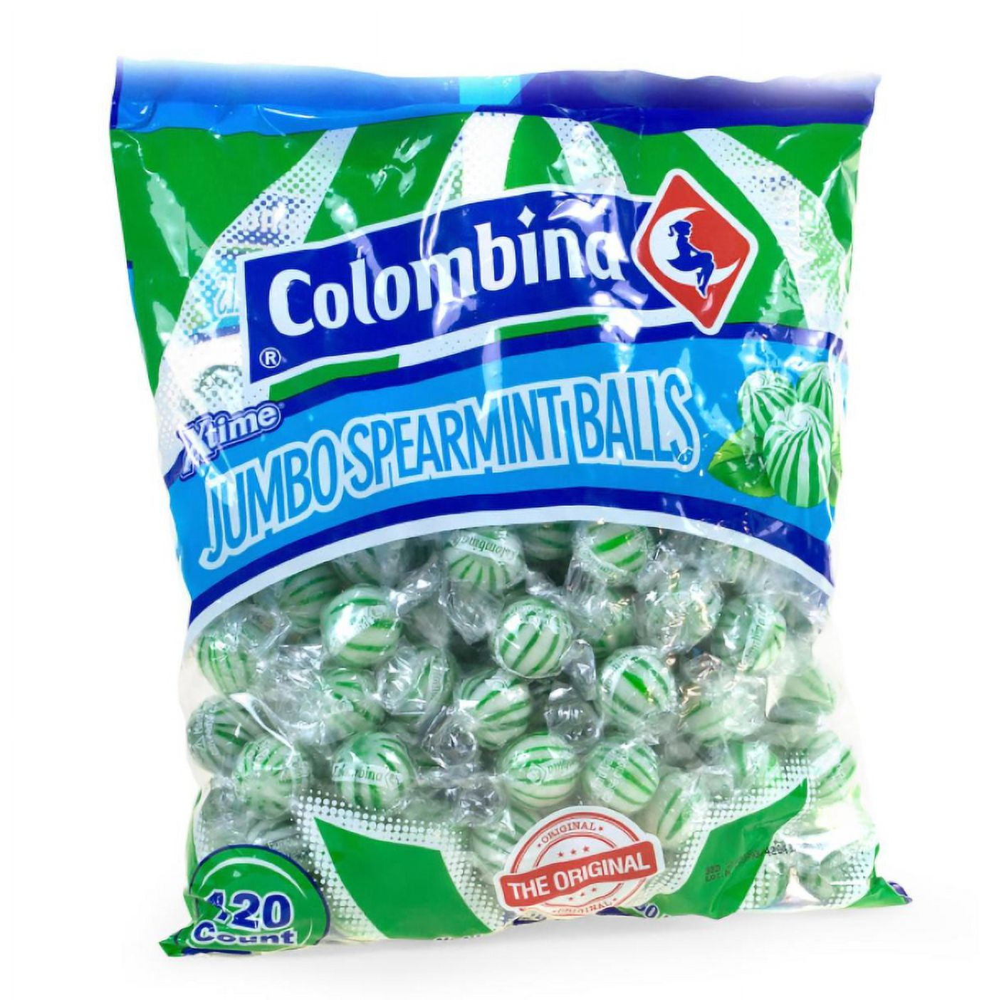 Jumbo Spearmint Balls 120 Pieces (Two Pack) - Walmart.com