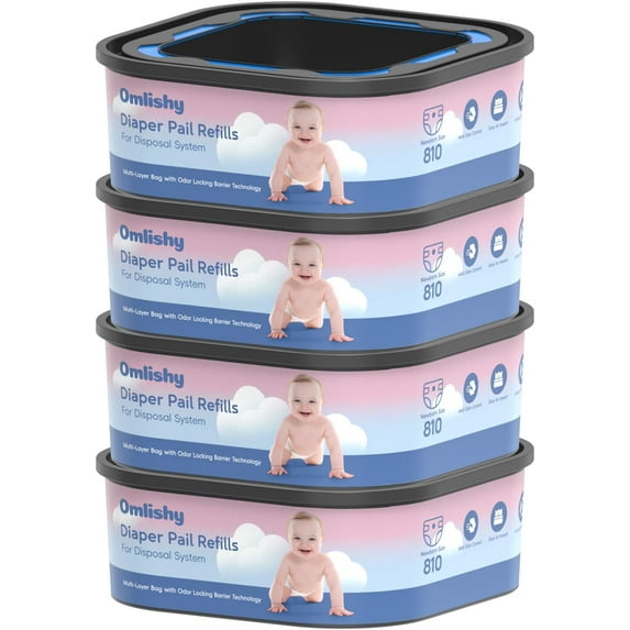 Jumbo Square Bags Refill Compatible with XIULIN Compact, Select Pails ...