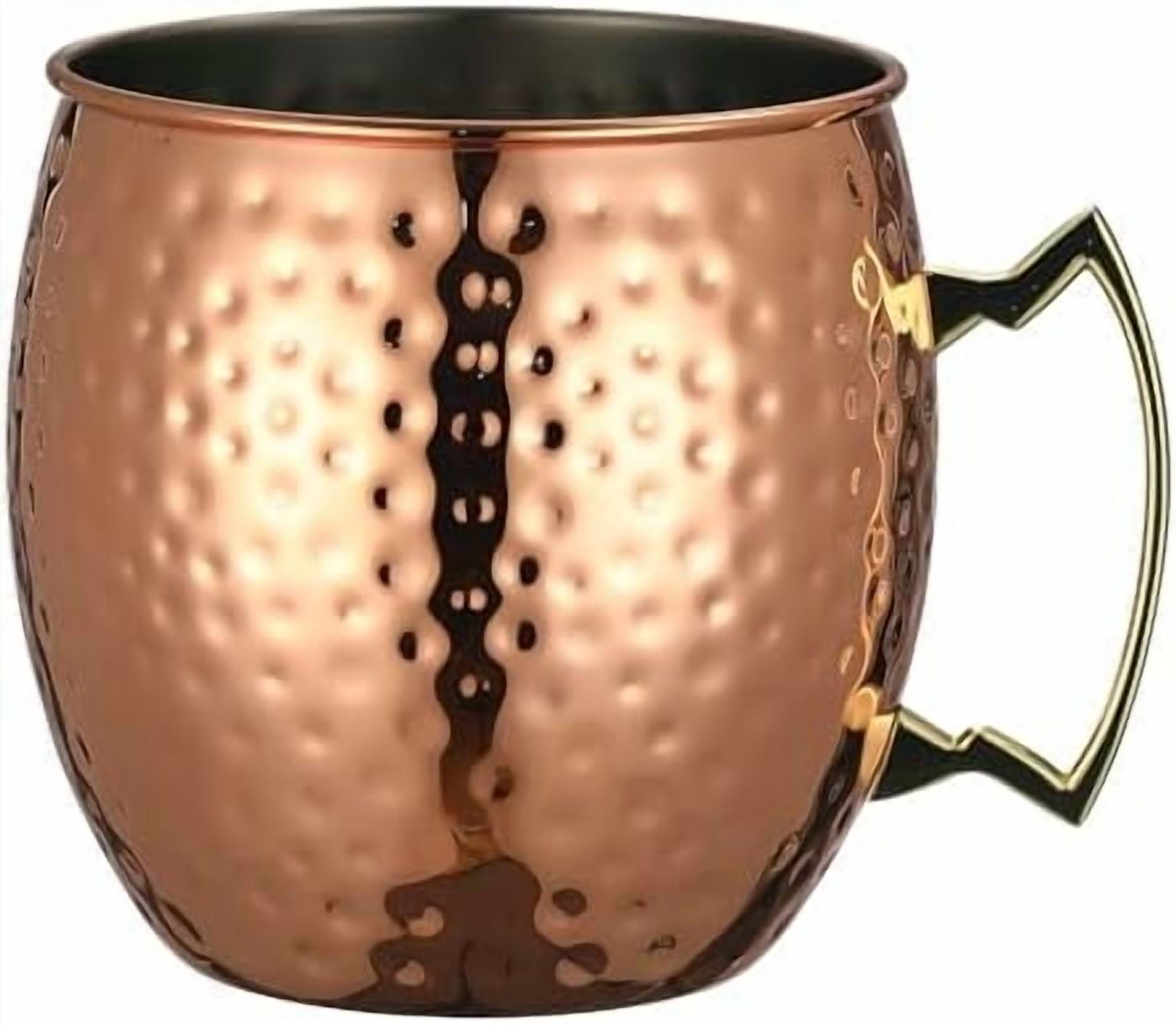 Jumbo Stainless Steel Moscow Mule Mug- 166.6 oz Copper Plated Moscow ...