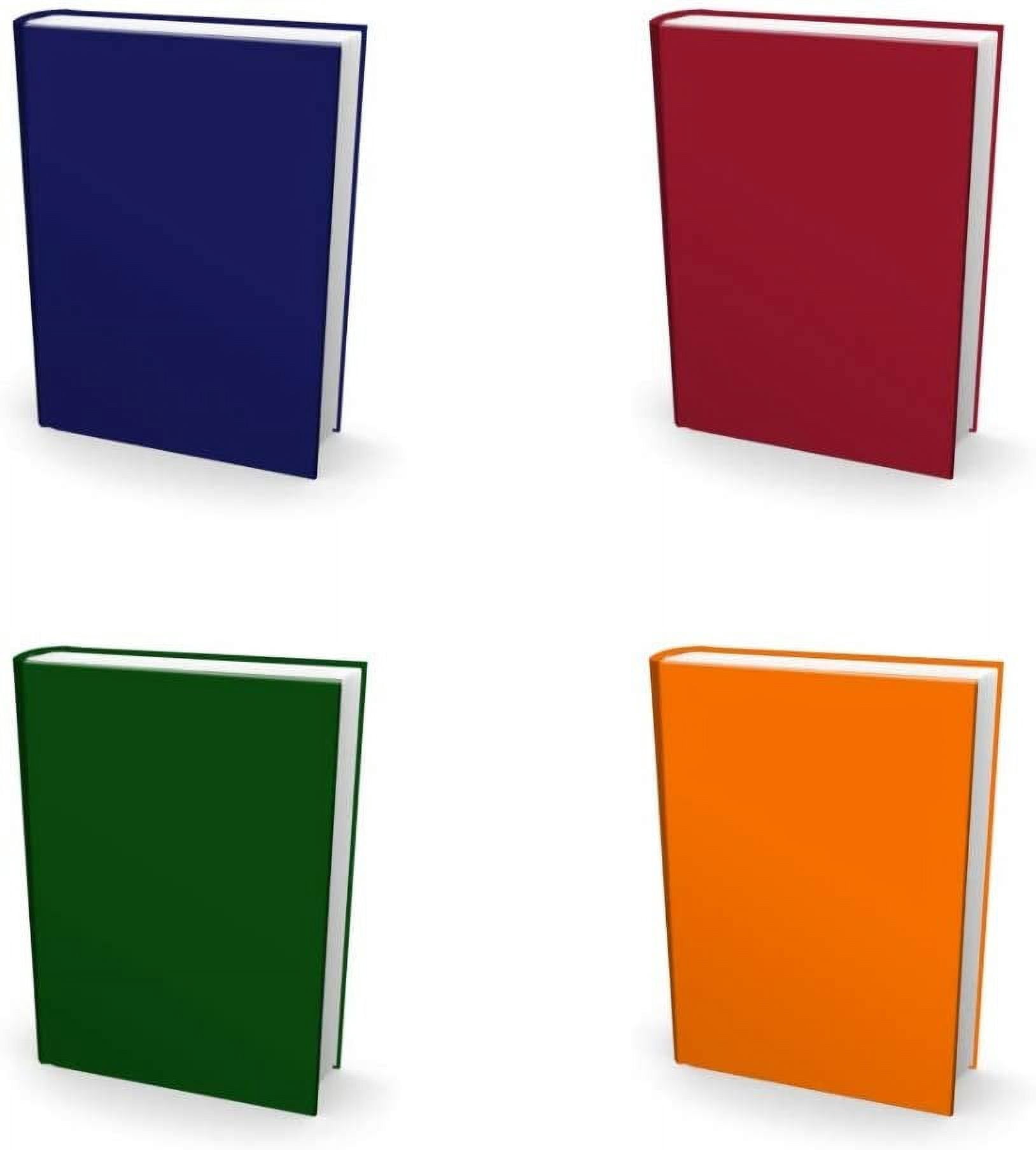 Jumbo, Stretchable Book Cover 4 Pack (Plain) - Walmart.com