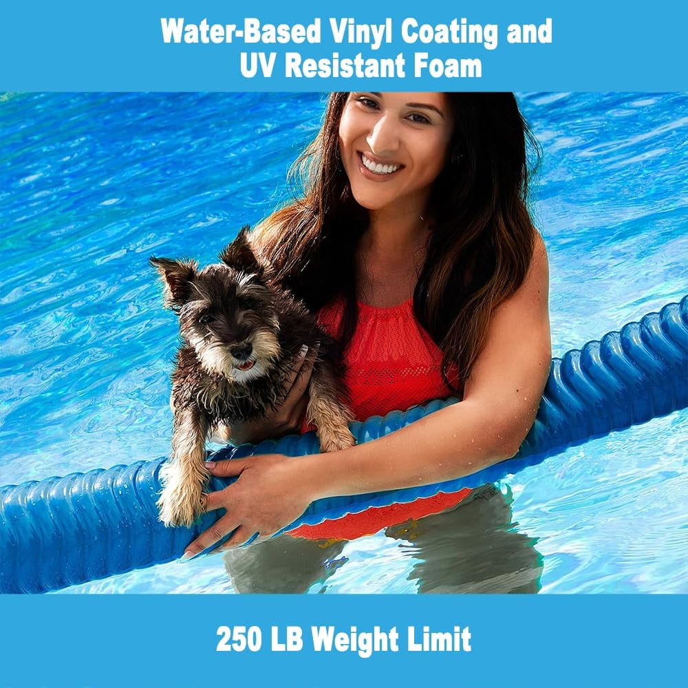 Jumbo Swimming Pool Noodles, Soft Water-Based Vinyl Coated, Resistant ...