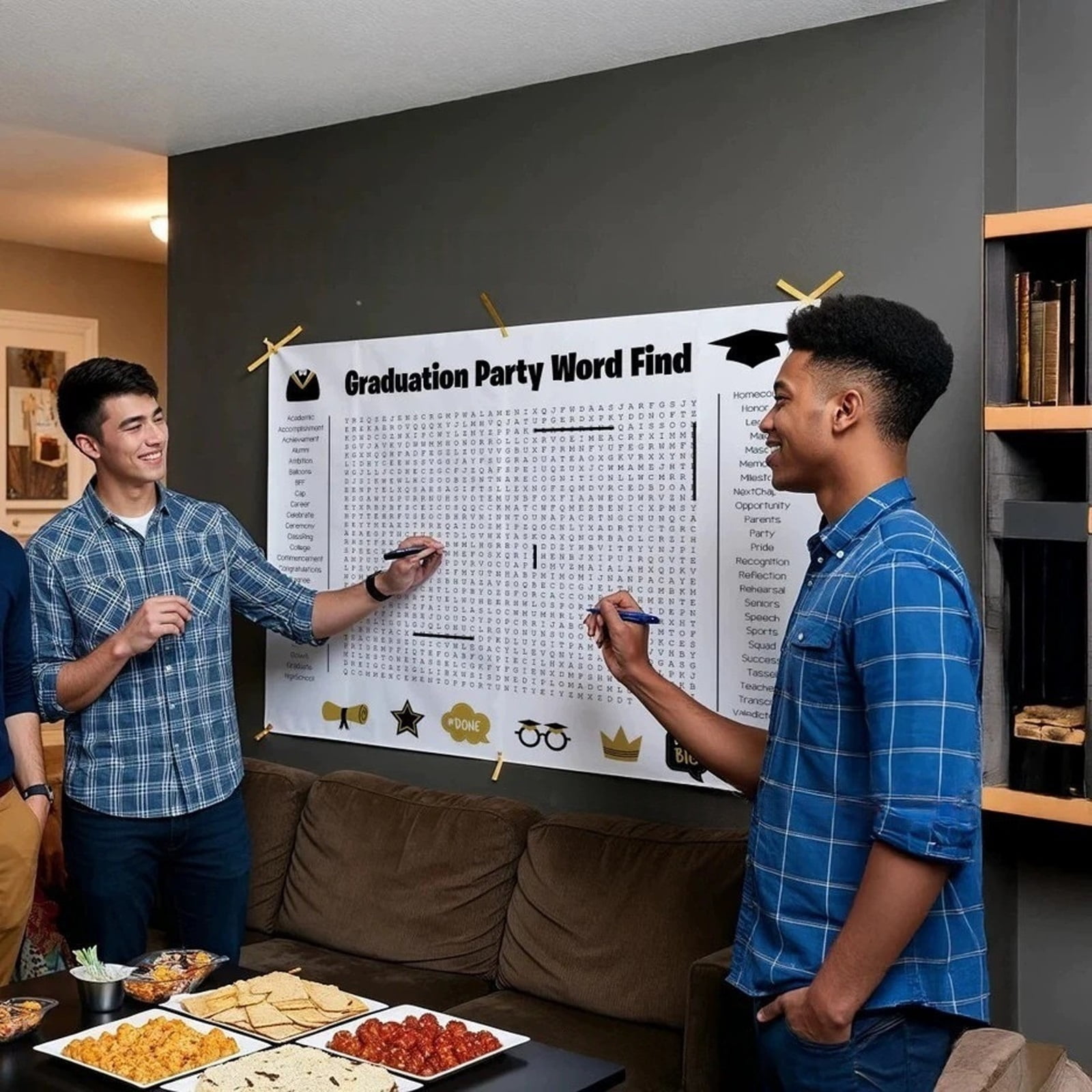 Jumbo Thanksgiving Word Search Poster, Giant 36"X24" Wall Game, Larger ...