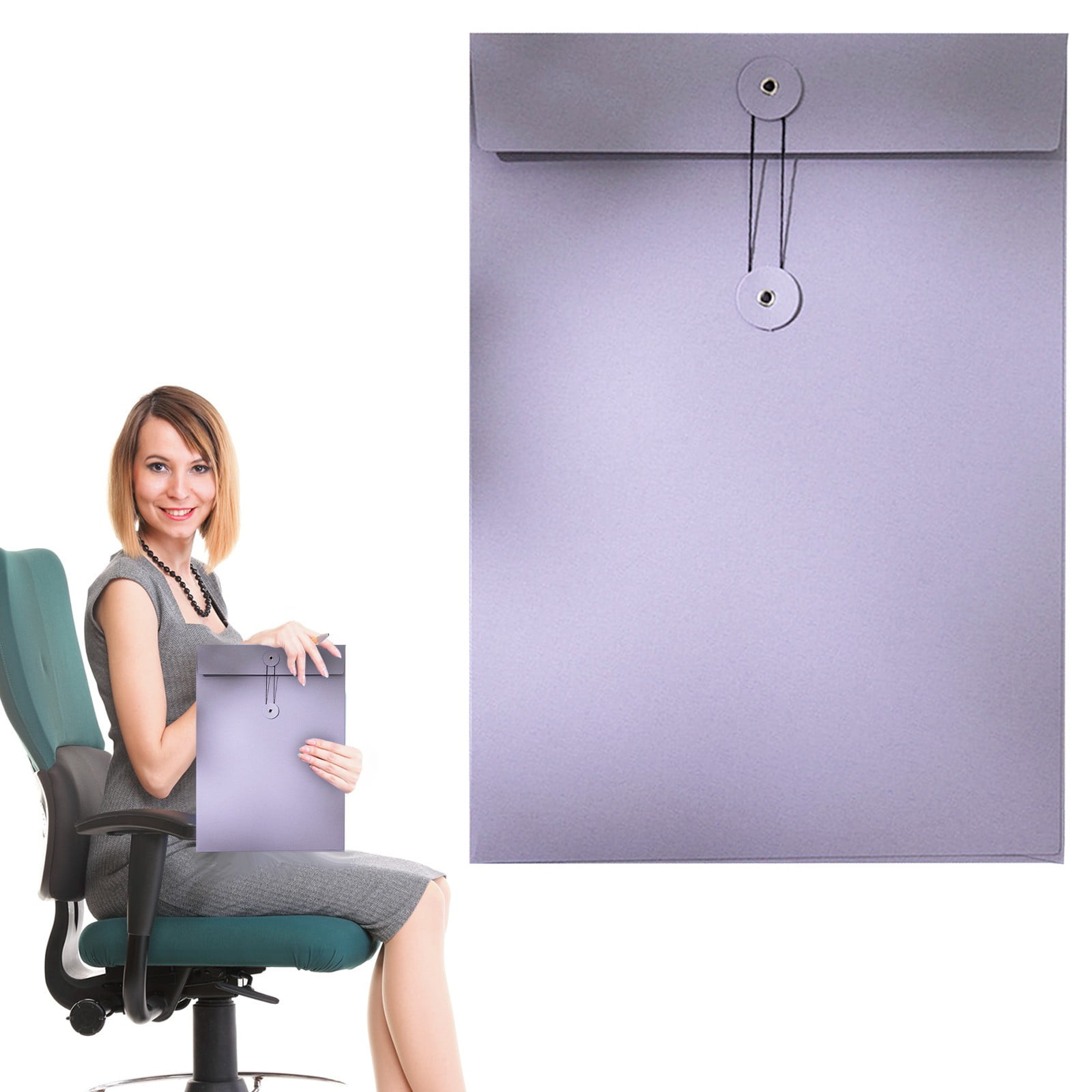 Jumbo Threadseal A5 Kraft Envelopes – 12-Pack 12.99X9.41" Oversized ...