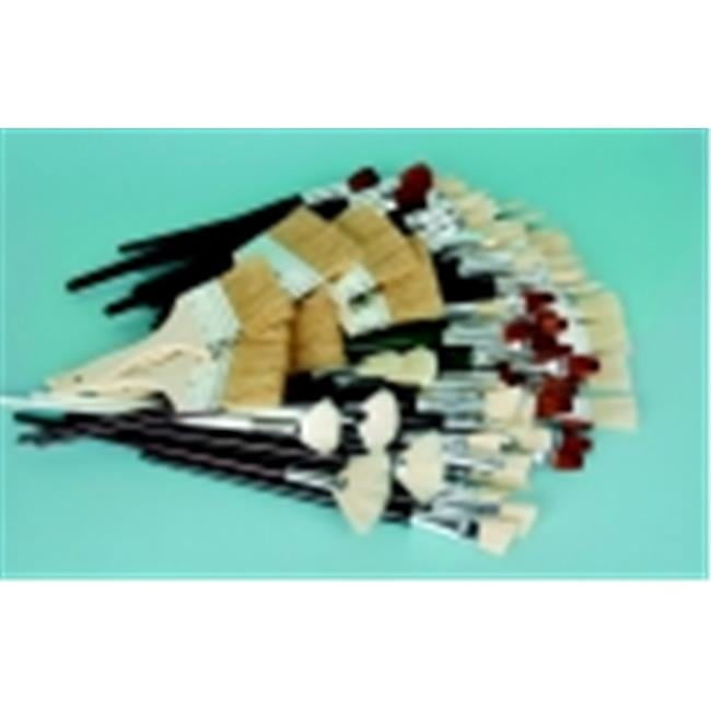 Jumbo White Bristle Short Handle Paint Brush, Pack - 72 - Walmart.com