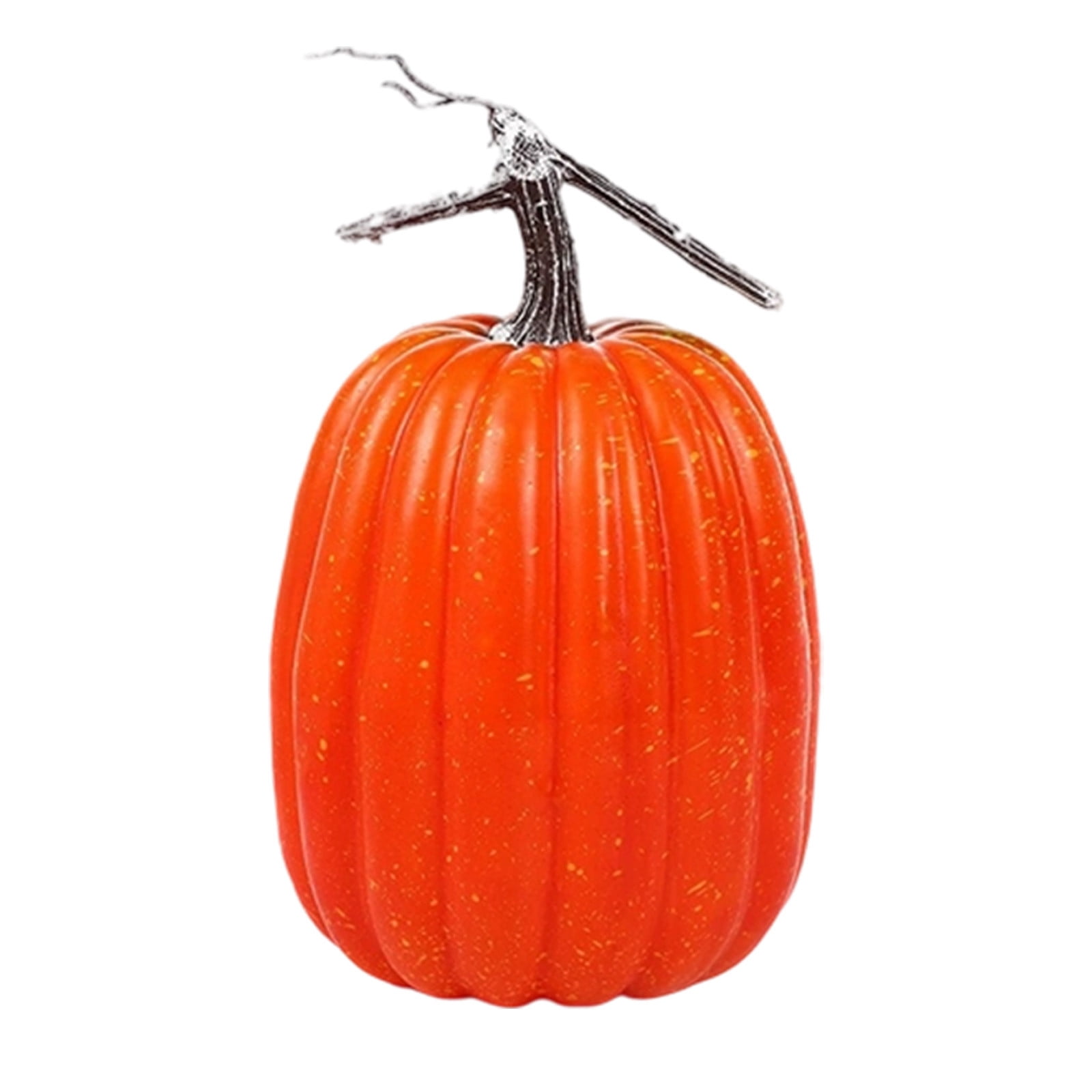 Jumbo White Foam Pumpkins 8.7 Inch, Artificial Fake Pumpkins for ...
