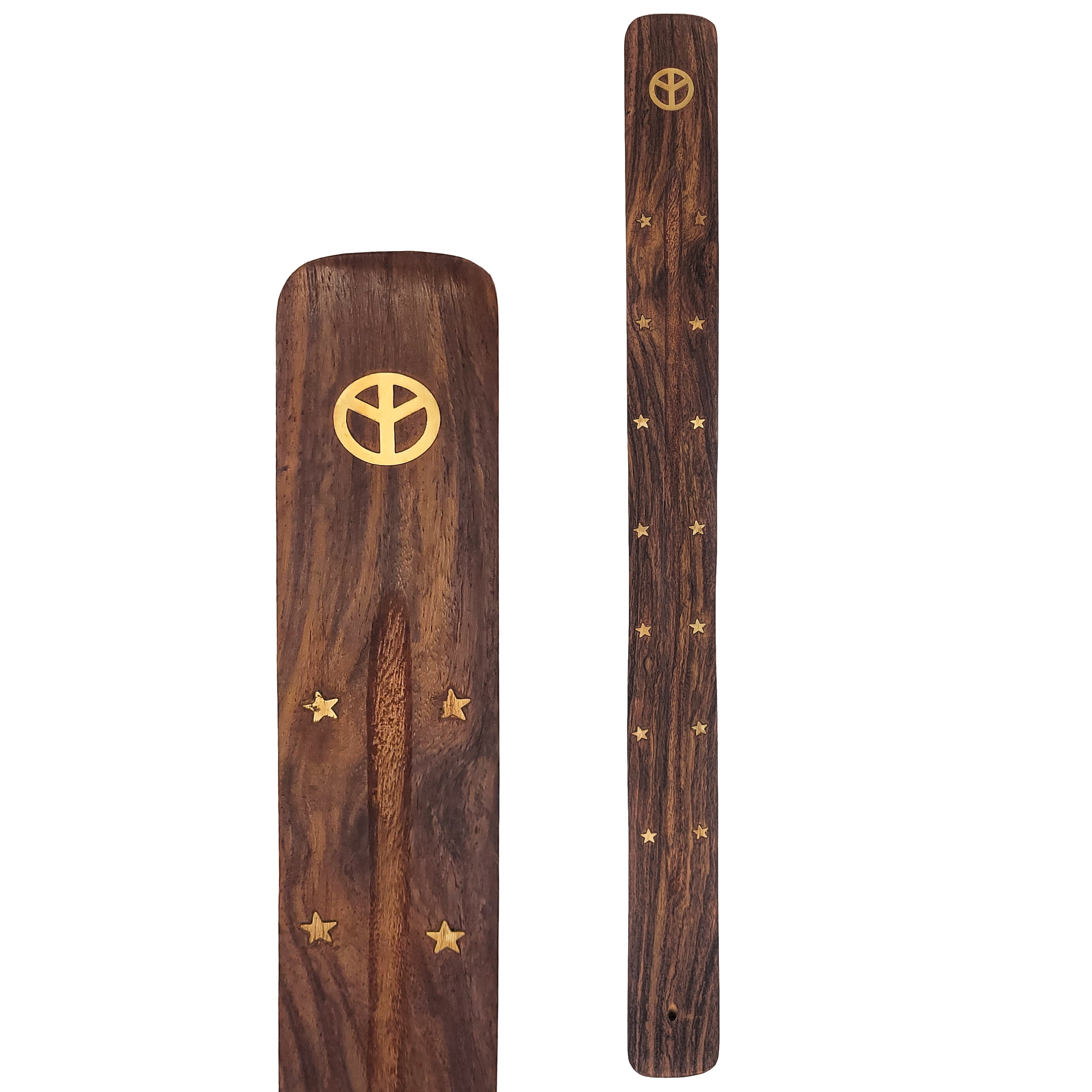 Jumbo Wooden Incense Stick Holder 18" Long Ash Catcher for 19" Large ...
