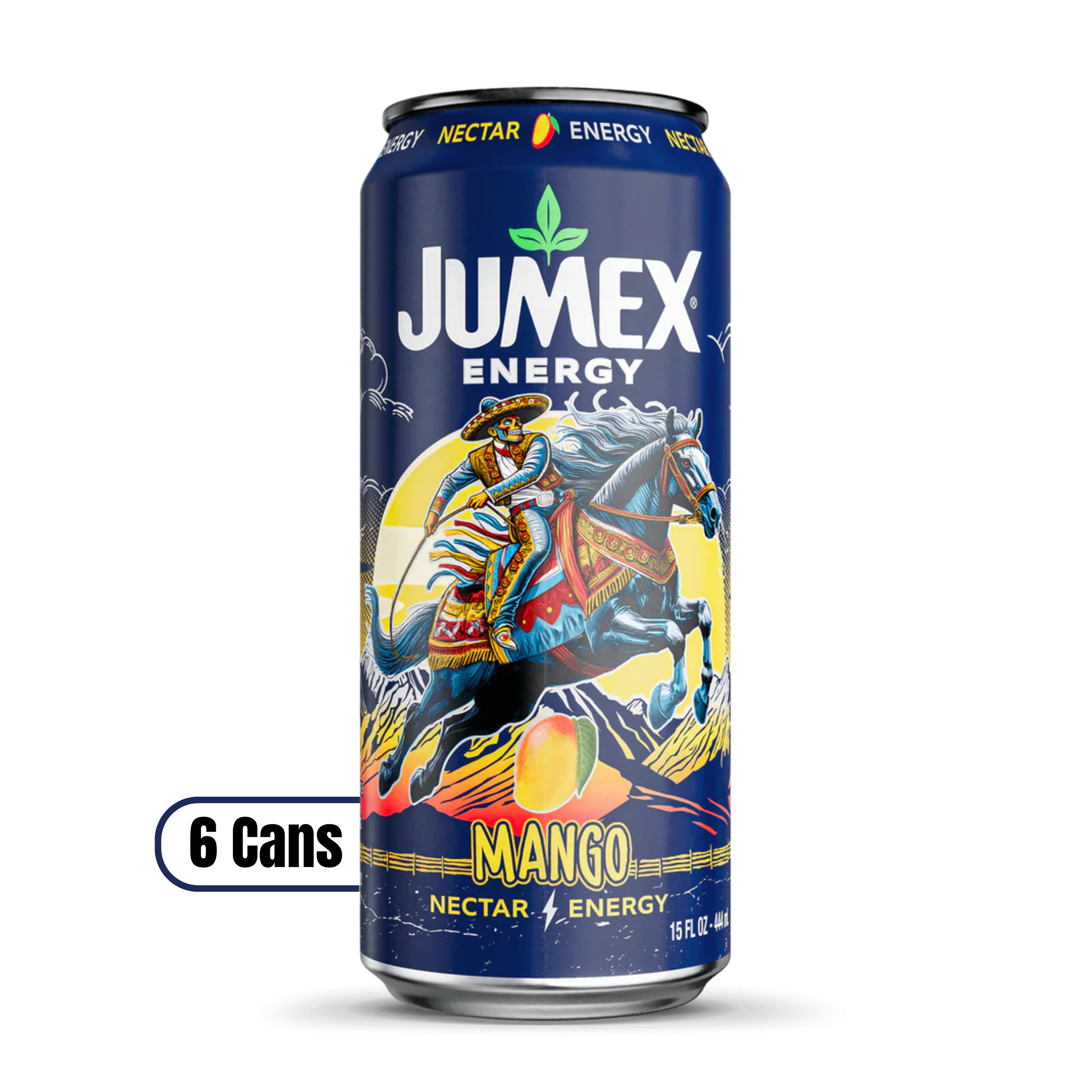 Jumex Energy Mango Nectar Drink, 15 oz Can, 6 Pack - Walmart.com