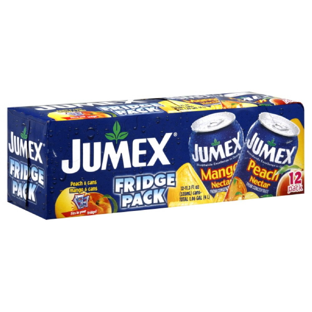 Jumex Mango Peach Nectar 12 Pack 135.6 fl oz (Pack Of 2) - Walmart.com