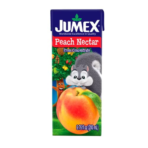Jumex Peach Nectar, 6.76 Fl Oz Recyclable Box | Three-Pack (Pack of 8 ...