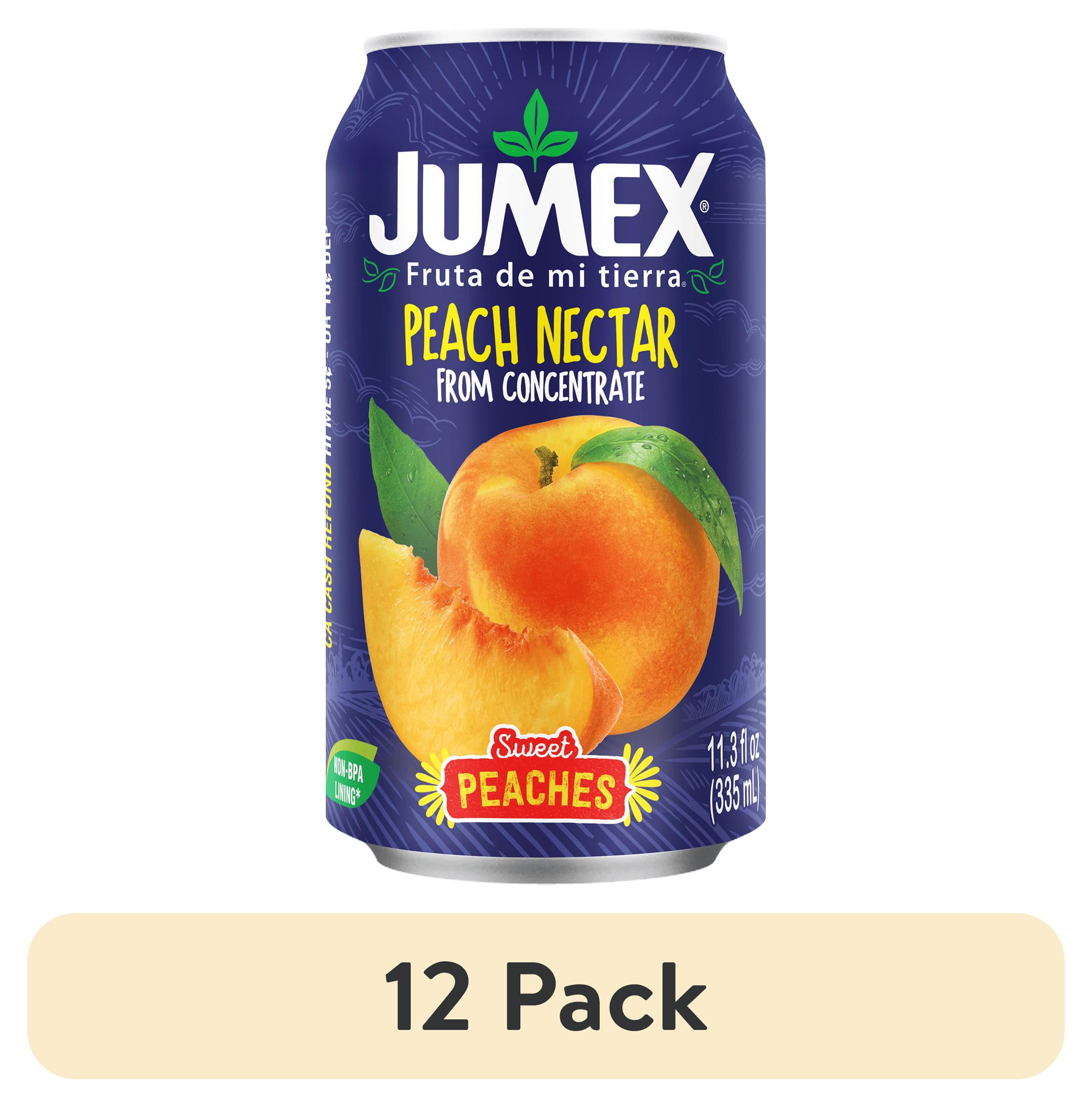 (12 pack) Jumex Peach Nectar from Concentrate, 11.3 Fl. Oz. - Walmart.com