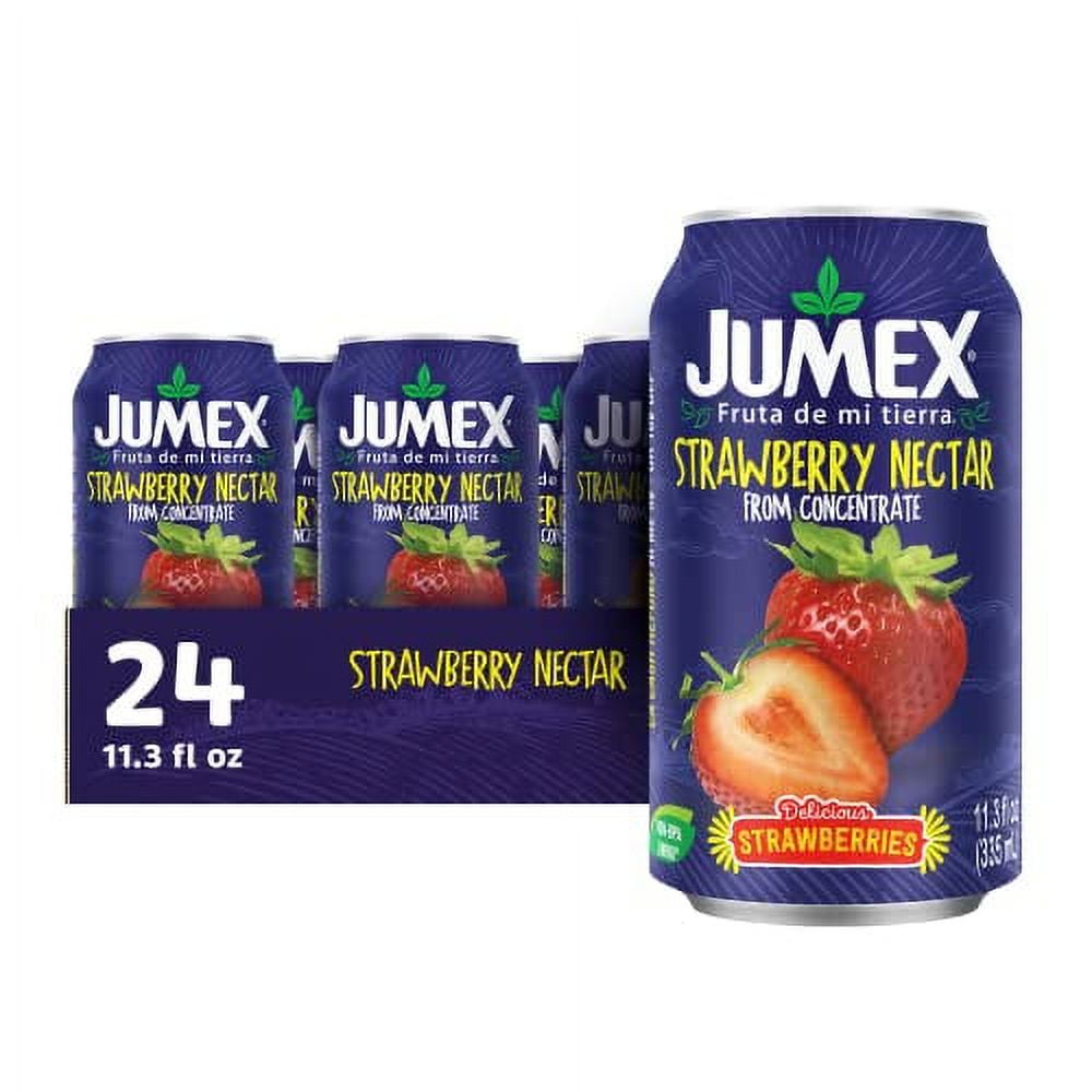 Jumex Strawberry Nectar Recyclable Can With Non Bpa Lining 113 Fl Oz Pack Of 24