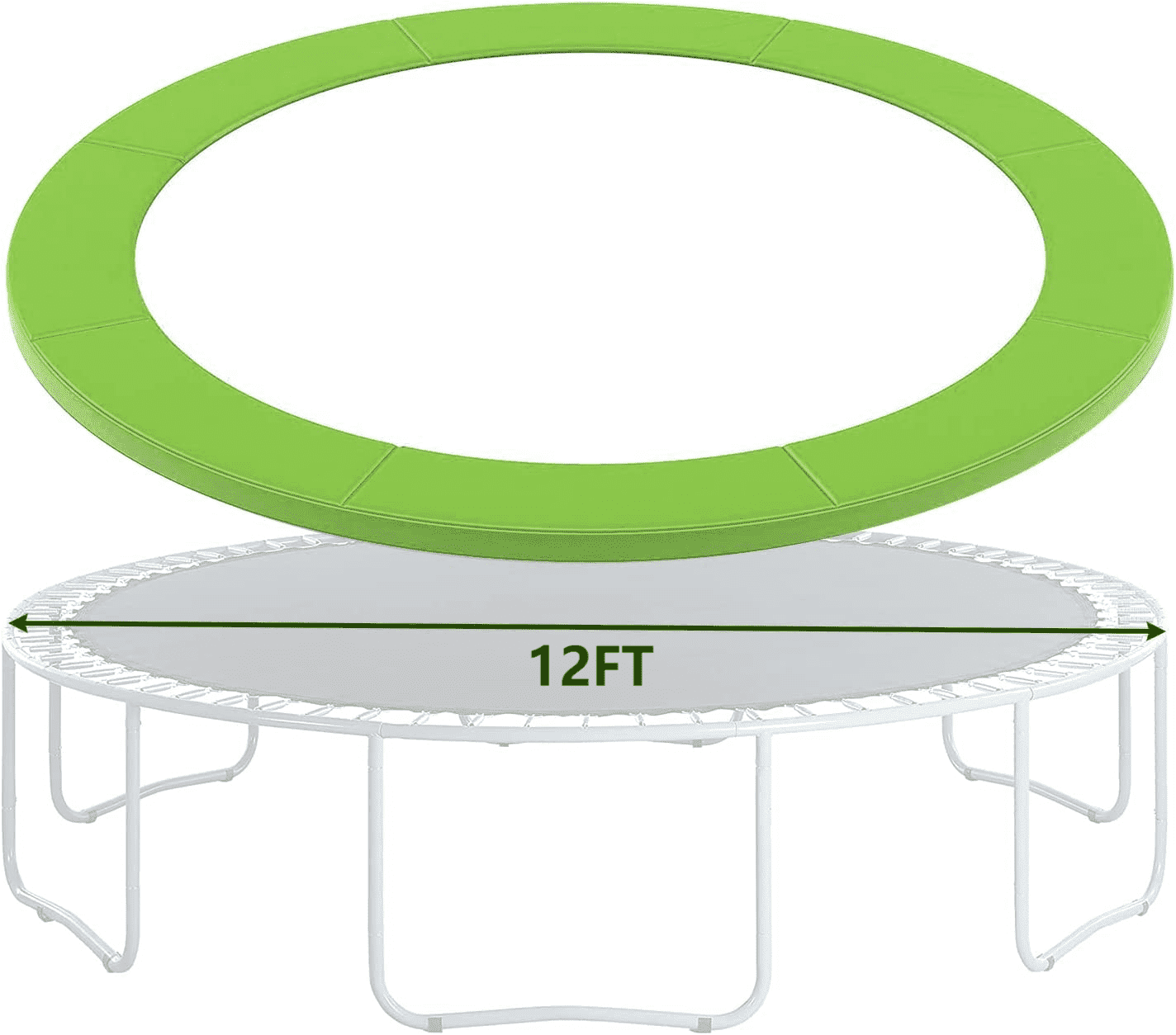 Jump Into Fun Trampoline Pad, 12ft 14ft 16ft Replacement Safety Spring ...