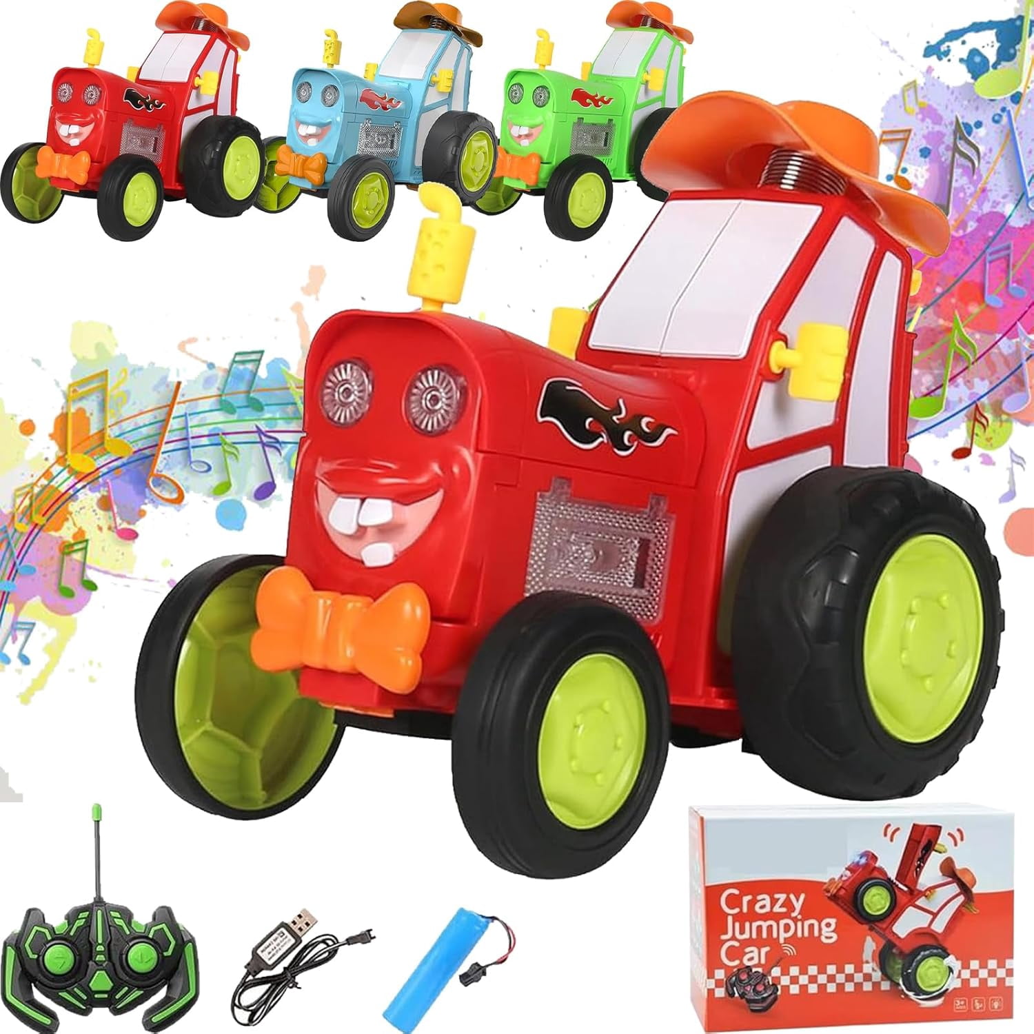 Jump Fury Stunt Car, Jumpfury Stunt Car with Lights & Music, Crazy ...