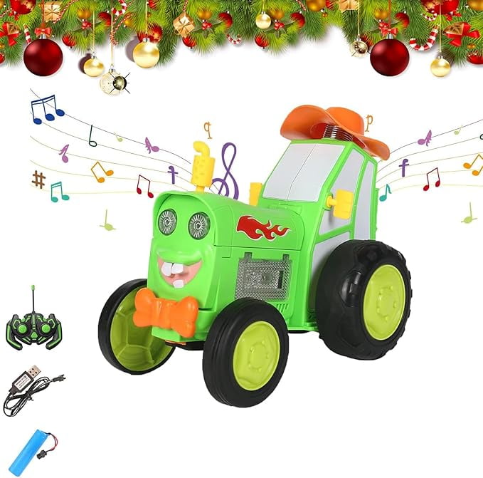 Jump Fury Stunt Car, Crazy Jumping Car Toys with Lights & Music, 180 ...