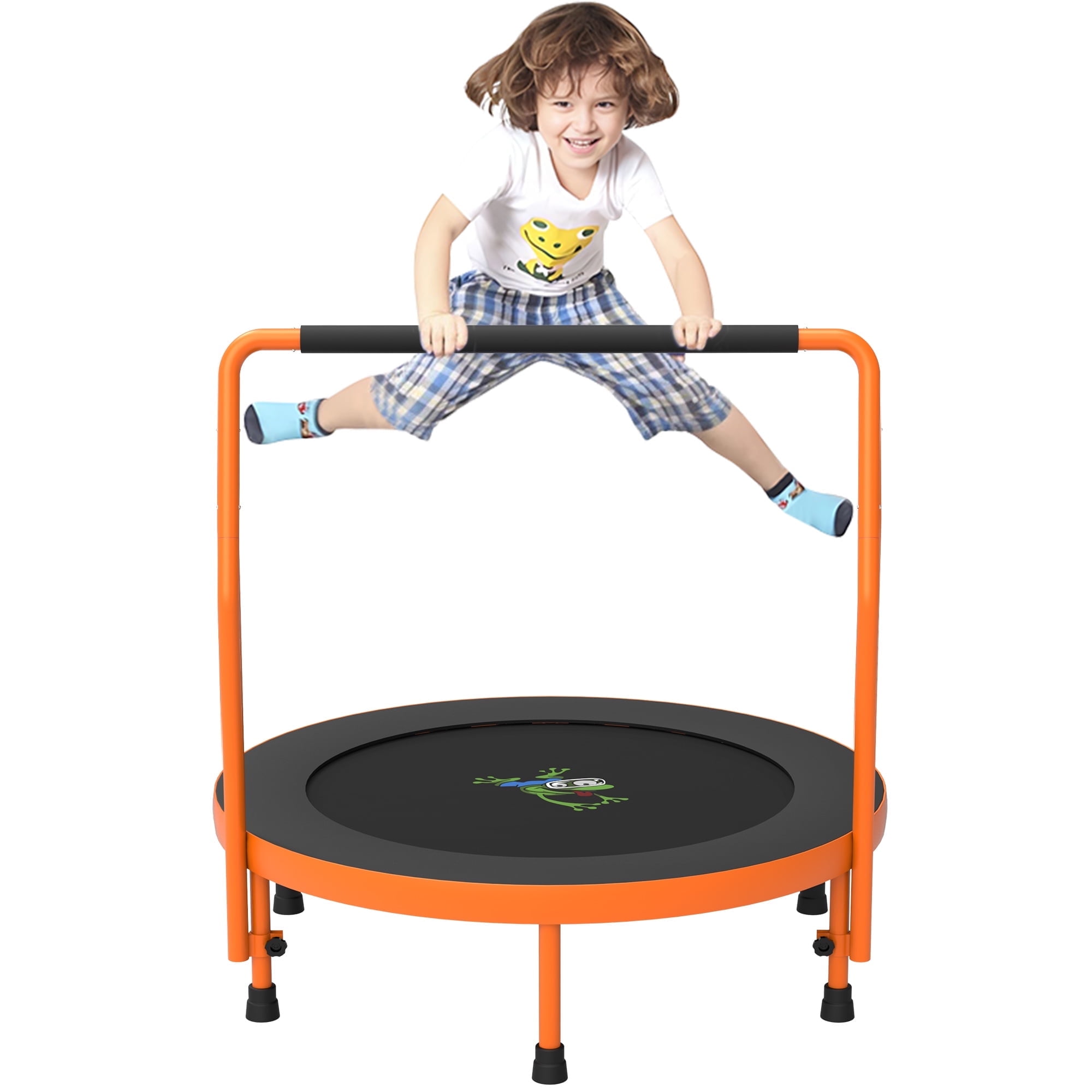Jump Into Fun 36'' Mini Trampoline for Kids, 3FT Toddler Trampoline ...