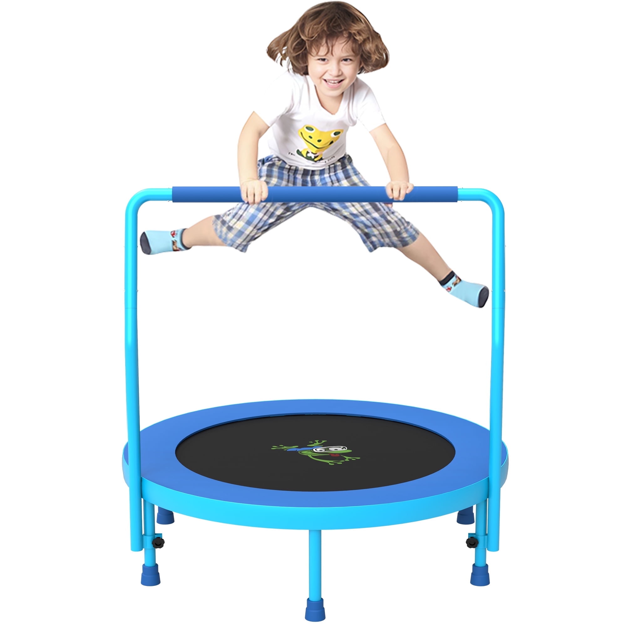 Jump Into Fun 36'' Mini Trampoline for Kids, 3FT Toddler Trampoline ...