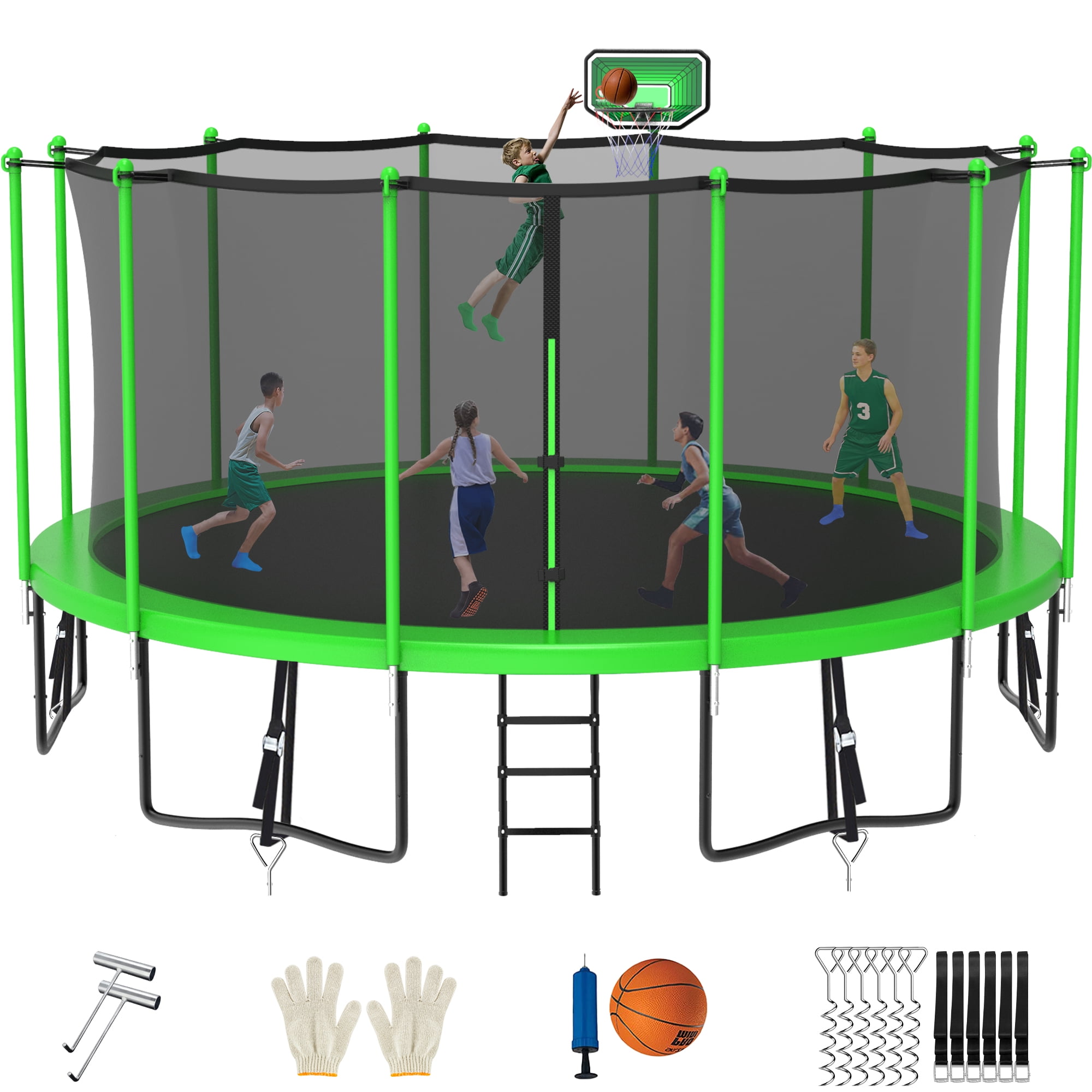 Jump Into Fun Trampoline 8FT 10FT 12FT 14FT 15FT 16FT, Trampoline for ...