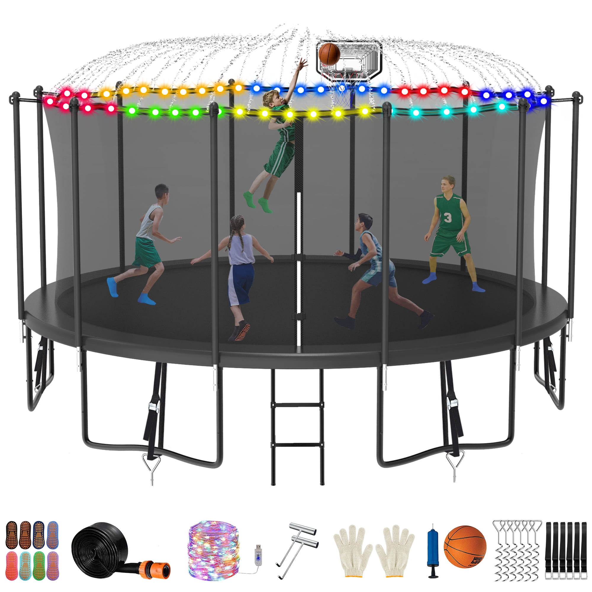 Jump Into Fun Trampoline 8FT 10FT 12FT 14FT 15FT 16FT, Trampoline for ...