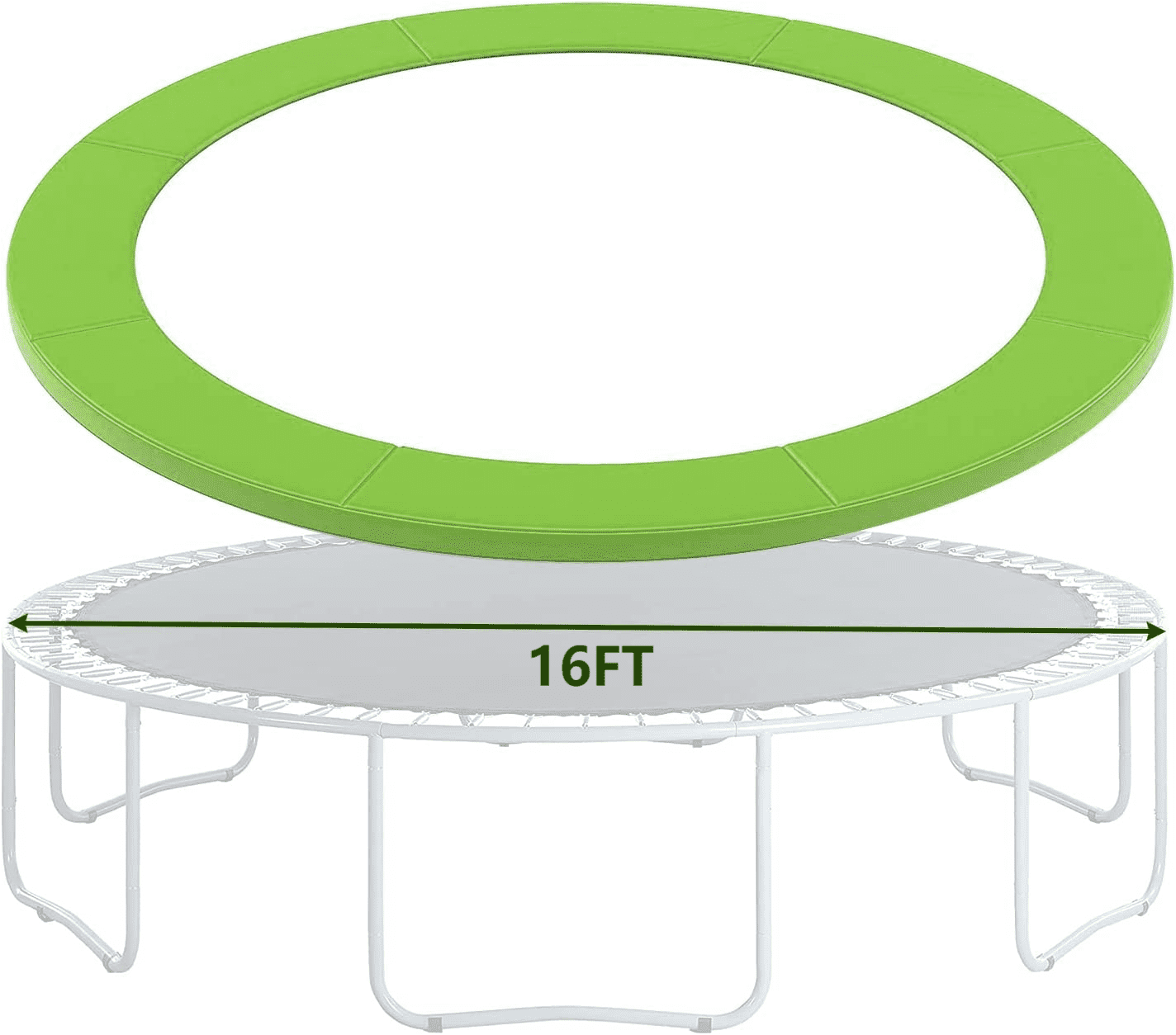 Jump Into Fun Trampoline Pad, 12ft 14ft 16ft Replacement Safety Spring ...