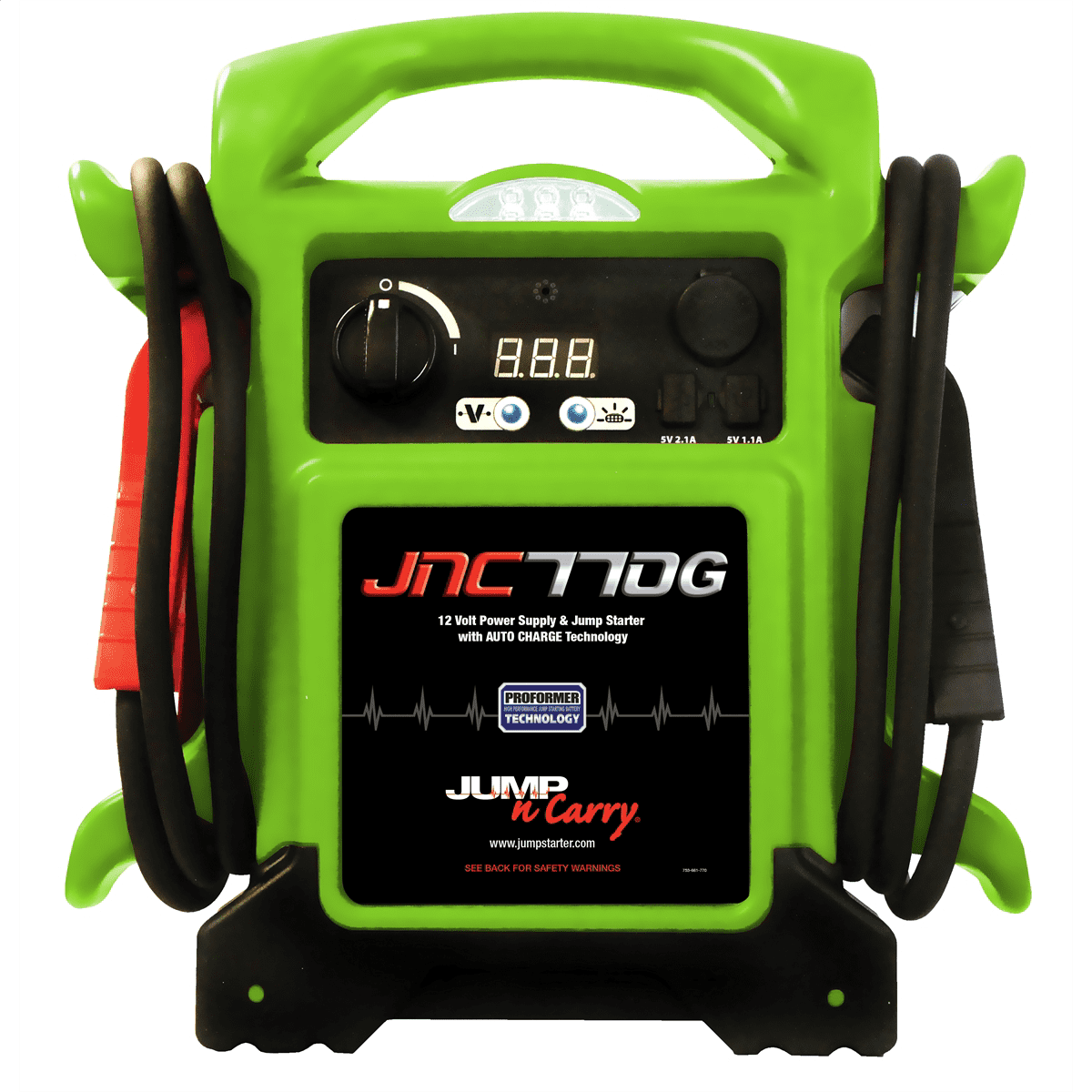 Jump-N-Carry Portable Car, Motorcycle, Diesel, Truck Booster Jumper ...