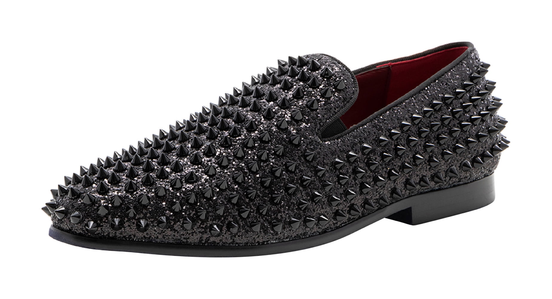 Jump Newyork Luxor Textile and Leather Upper Metallic Spike Twin Gore ...