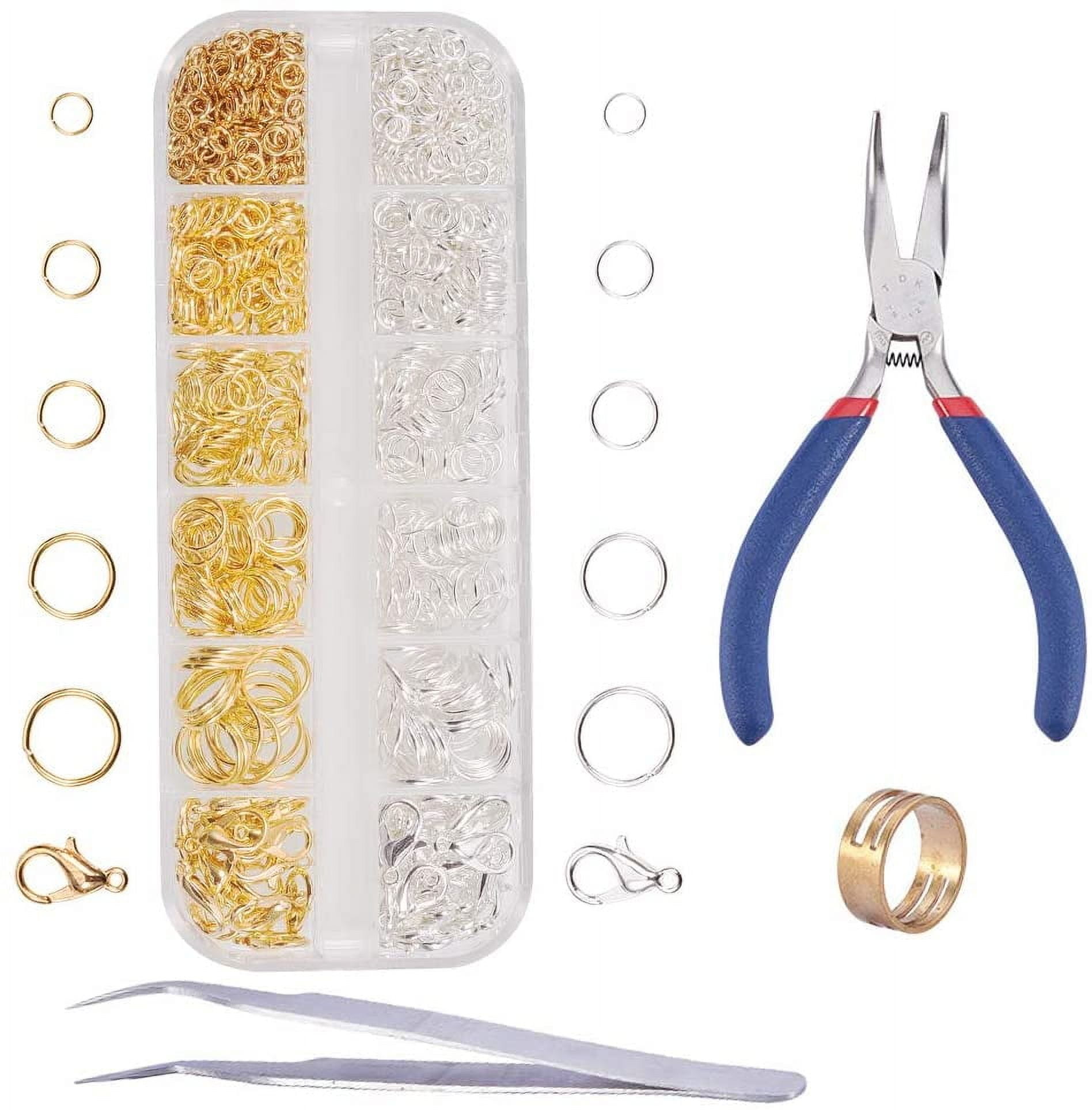 Jump Ring Jewelry Making Tools Sets Jewelry Plier Beading Tweezer ...