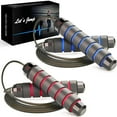Jump Rope, Ball Bearings Tangle-Free Rapid Speed Cable Skipping Rope ...