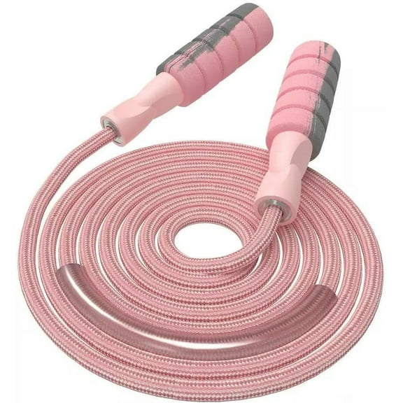 Adjustable Cotton Weighted Skipping Jump Rope for Women and Adults ...