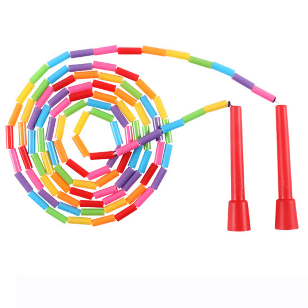 Jump Rope, Cute Colorful Designs, Beaded Segment Style, for Children ...