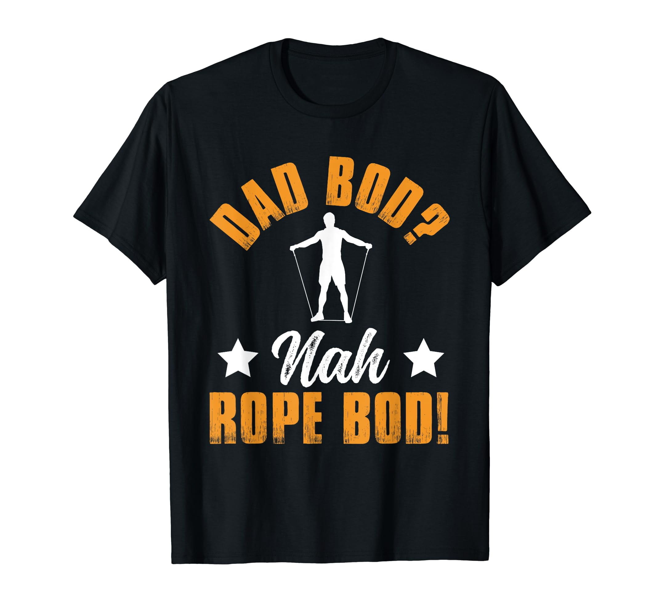 Jump Rope Dad Funny Skipping Roping Jumping Exercise Pun T-Shirt-S ...