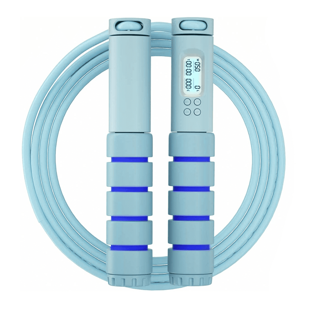 Jump Rope Digital Weighted Handle Speed Skipping Rope - blue - Walmart.com