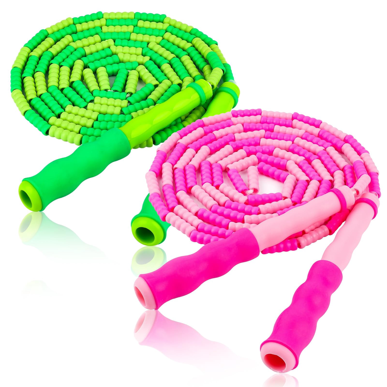 Jump Rope for Kids, Adjustable Jump Ropes for 4 5 6 7 8 10 12, Tangle ...