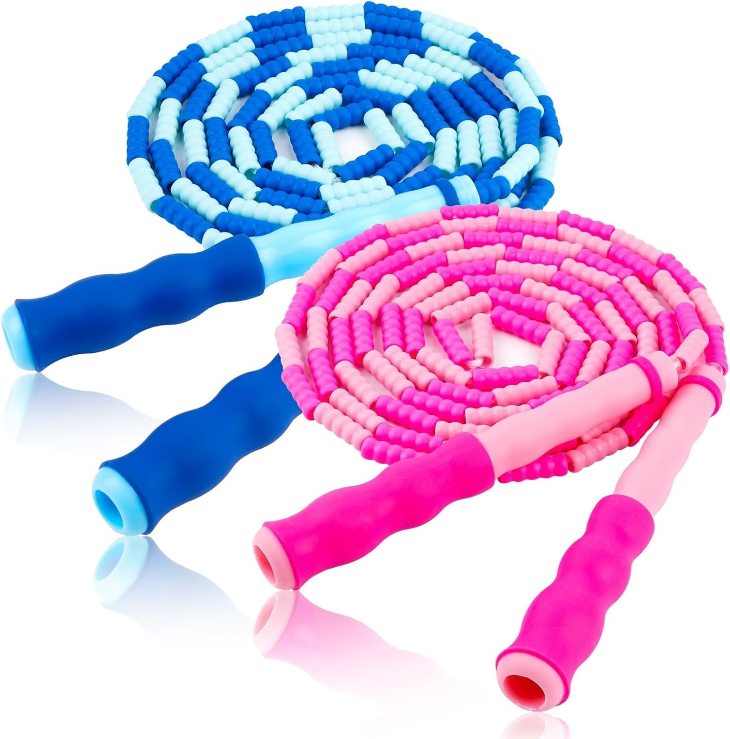 Jump Rope for Kids, Adjustable Jump Ropes for 4 5 6 7 8 10 12, Tangle ...