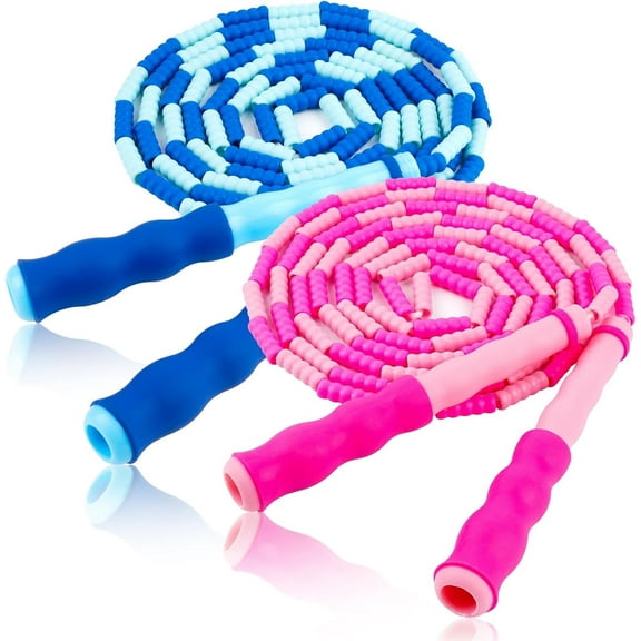 WQQQW 3lb 5.2lb Weighted Jump Rope for Fitness, 9.8ft Heavy Exercise ...
