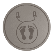 BAOSITY Jump Rope Mat Rope Skipping Mat Shockproof Antiskid Fitness ...