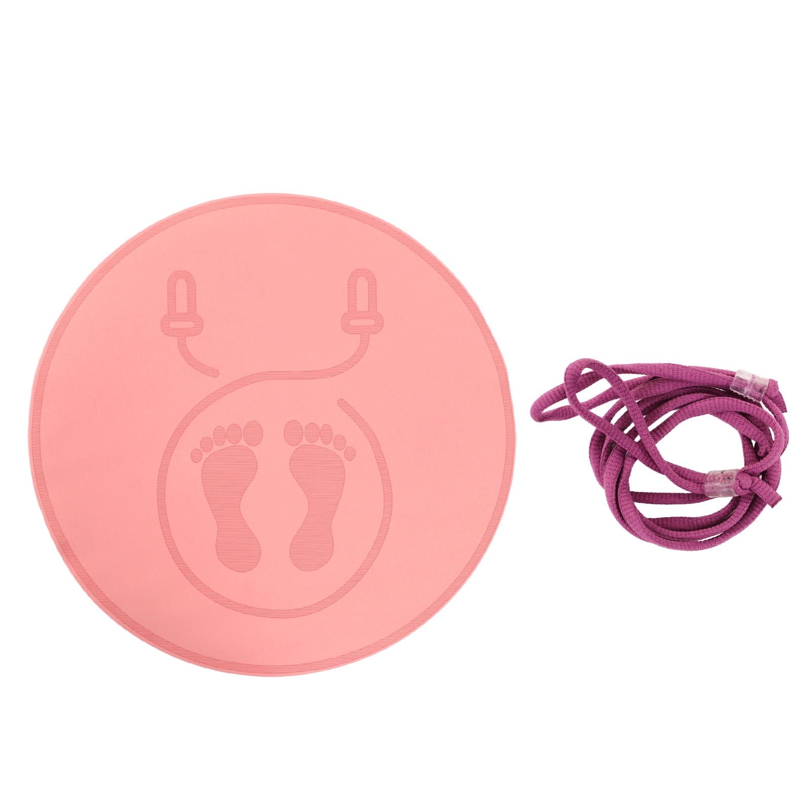 Jump Rope Mat Round TPE Yoga Pad Shock Absorption Noise Reduction for ...