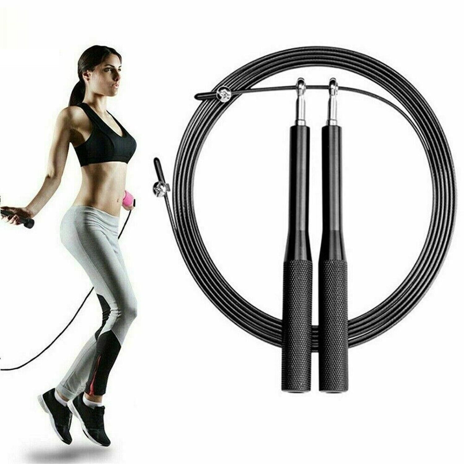 Jump Rope Skipping Aerobic Exercise Boxing Adjustable Bearing Speed ...