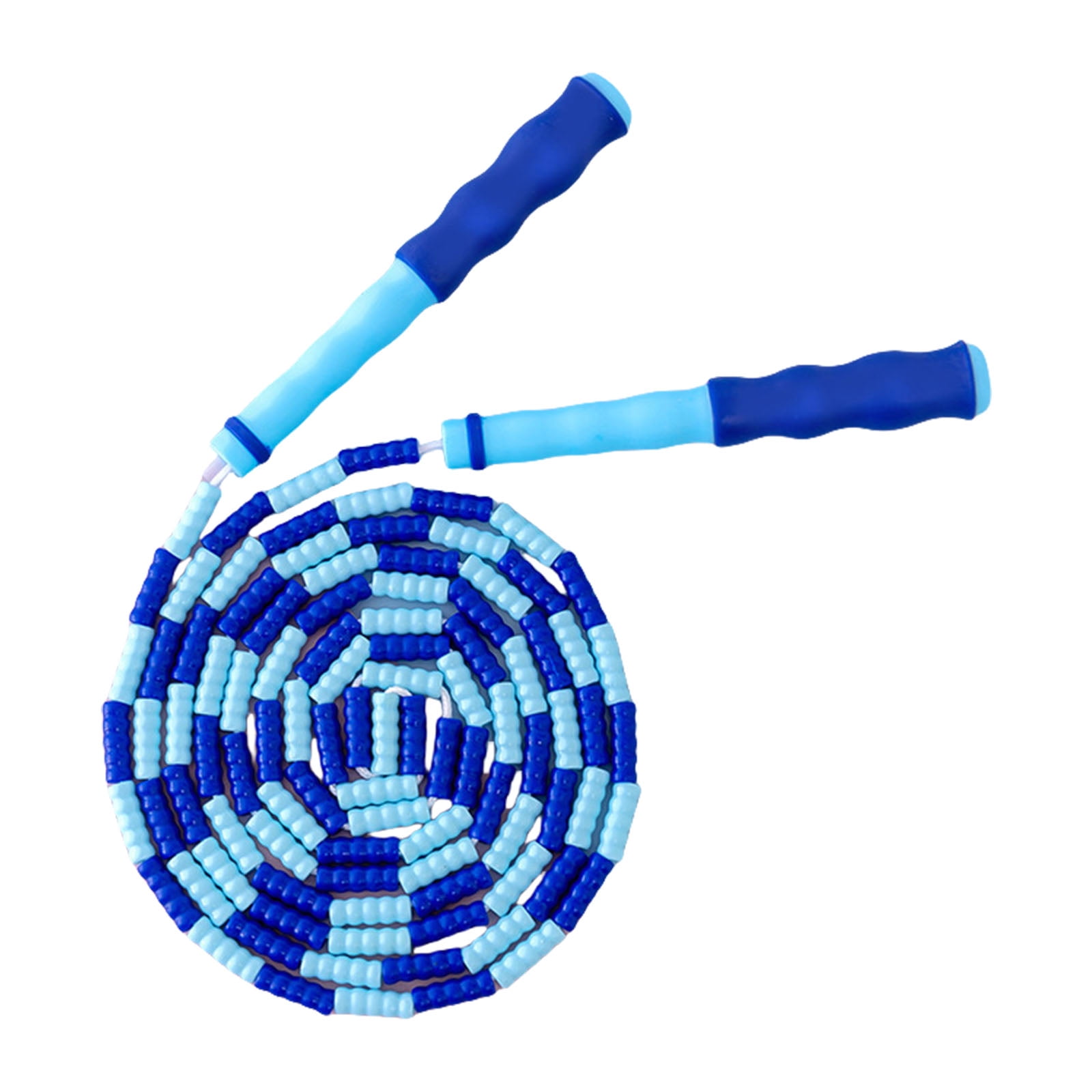 Jump Rope Soft Beaded Segmented Skipping Rope Adjustable Length Jumping ...