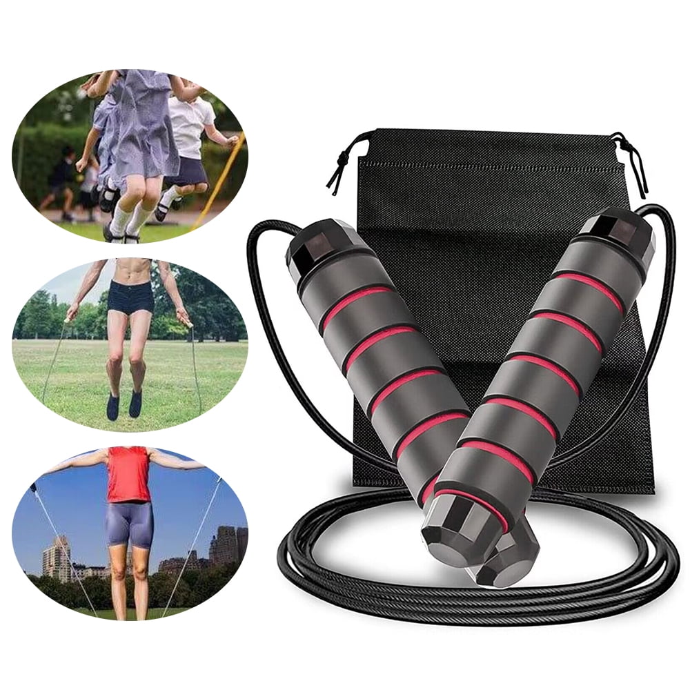 Jump Rope,Tangle-Free Rapid Speed Jumping Rope with Gloves for Women ...