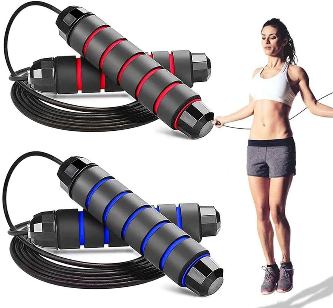Jump Rope – Tangle-Free Speed Jumping Rope Cable with Ball Bearings ...