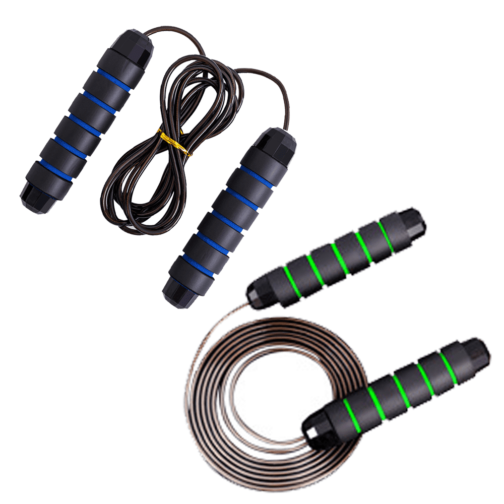 Jump Rope Tangle-Free with Ball Bearings Rapid Speed Skipping Rope ...