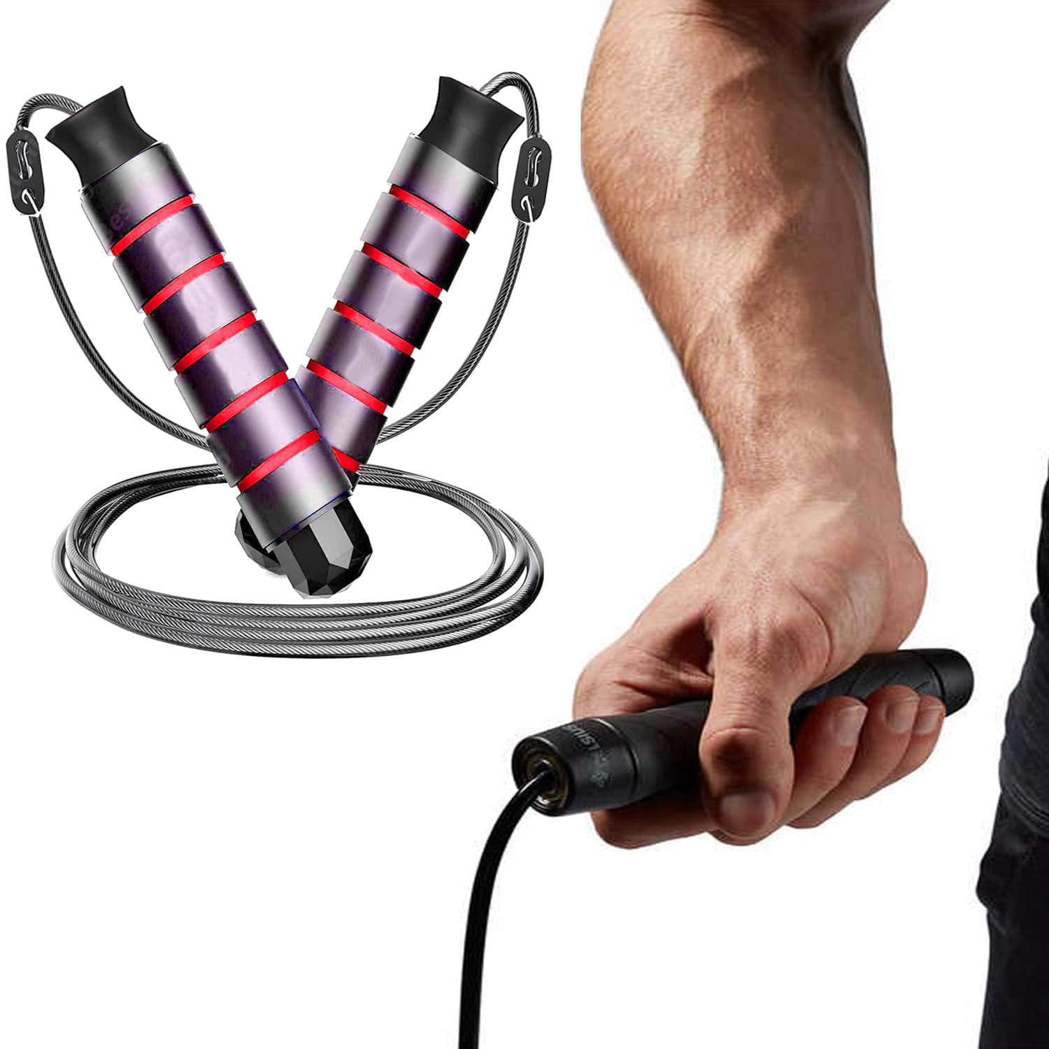 Jump Rope, Tangle-free Rapid Speed Jumping Rope Cable For Unisex & Kids ...