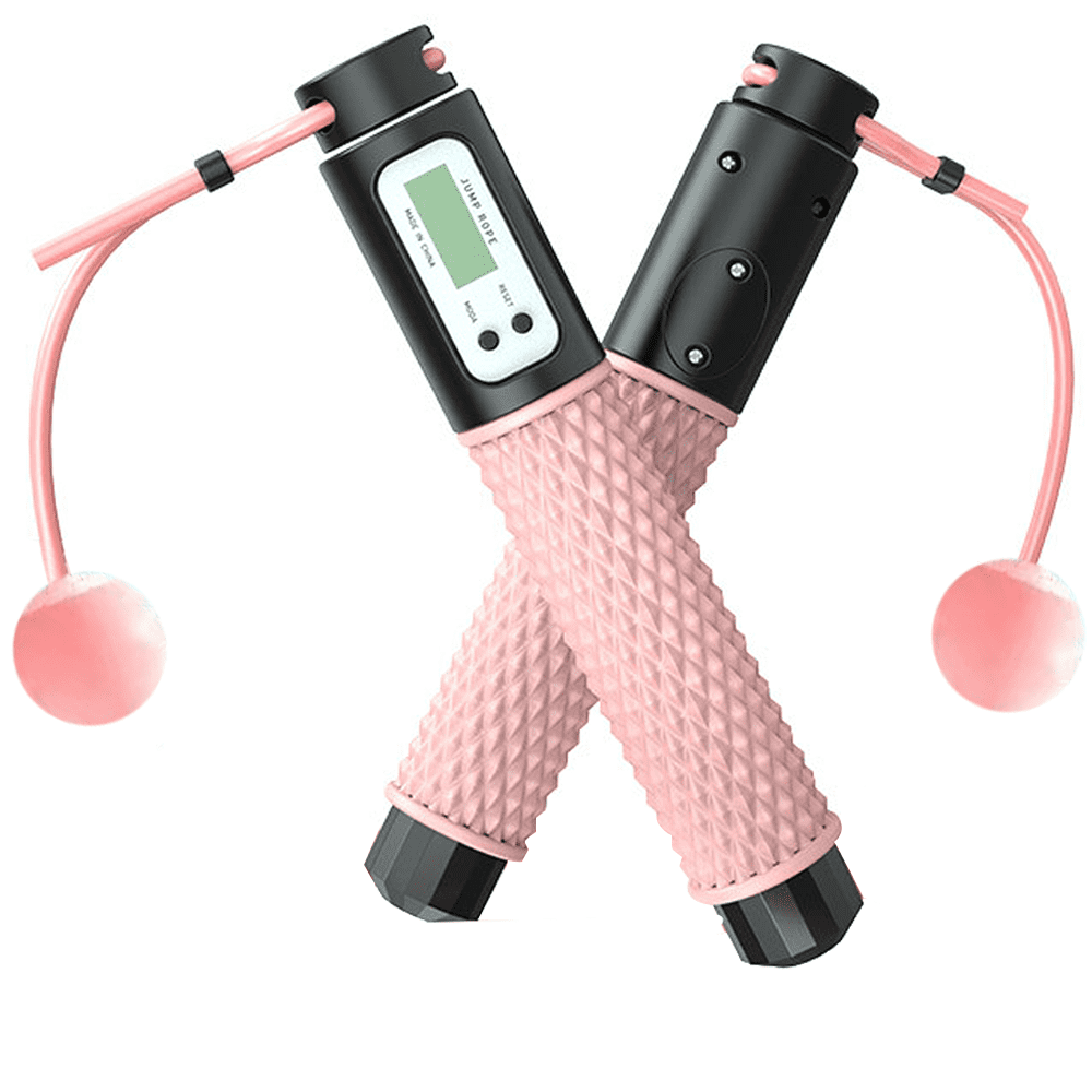 Jump Rope, With Calorie Counter, Cordless Ball ，For Workout Fitness Gym ...