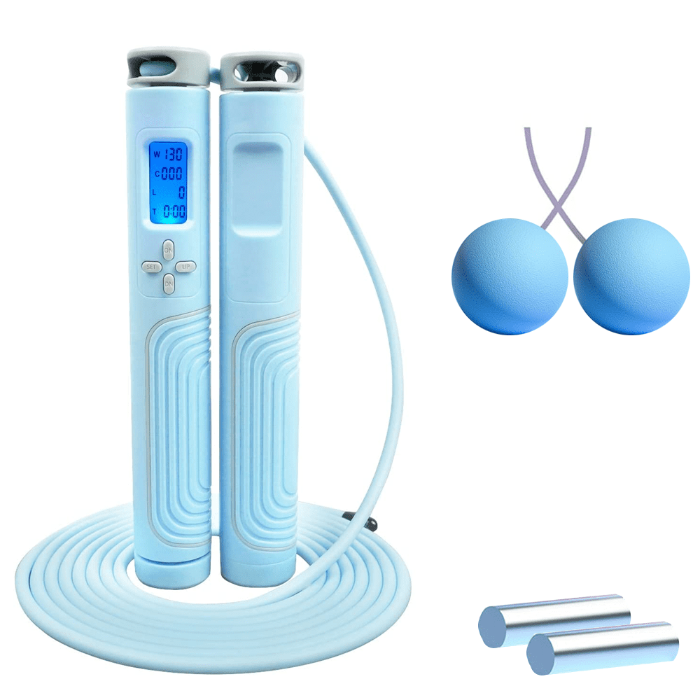 Jump Rope with Counter, Weighted Jump Ropes for Fitness , Adjustable ...